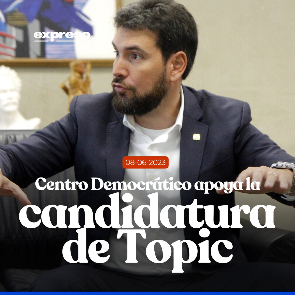 Diario Expreso on Twitter: "Jan Topic continúa sumando apoyo. Primero fue el Partido Social ...