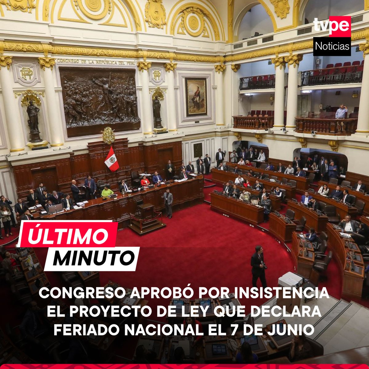 Tvperú Noticias On Twitter 🚨 LoÚltimo Con 110 Votos A Favor El