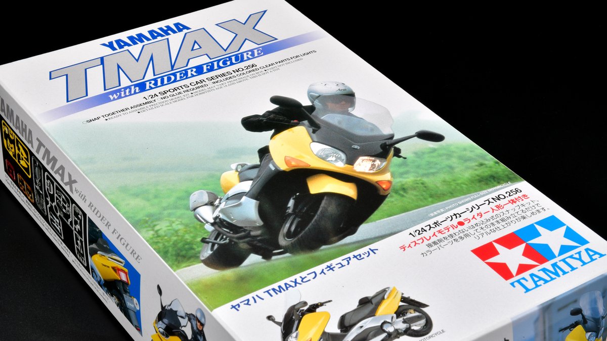 nippper.com on Twitter: "刺身がヨシ！タミヤの黄色いスクーターで「バイクプラモデビュー」じゃ！！ ／ヤマハ TMAX https://nippper.com/2020 ...