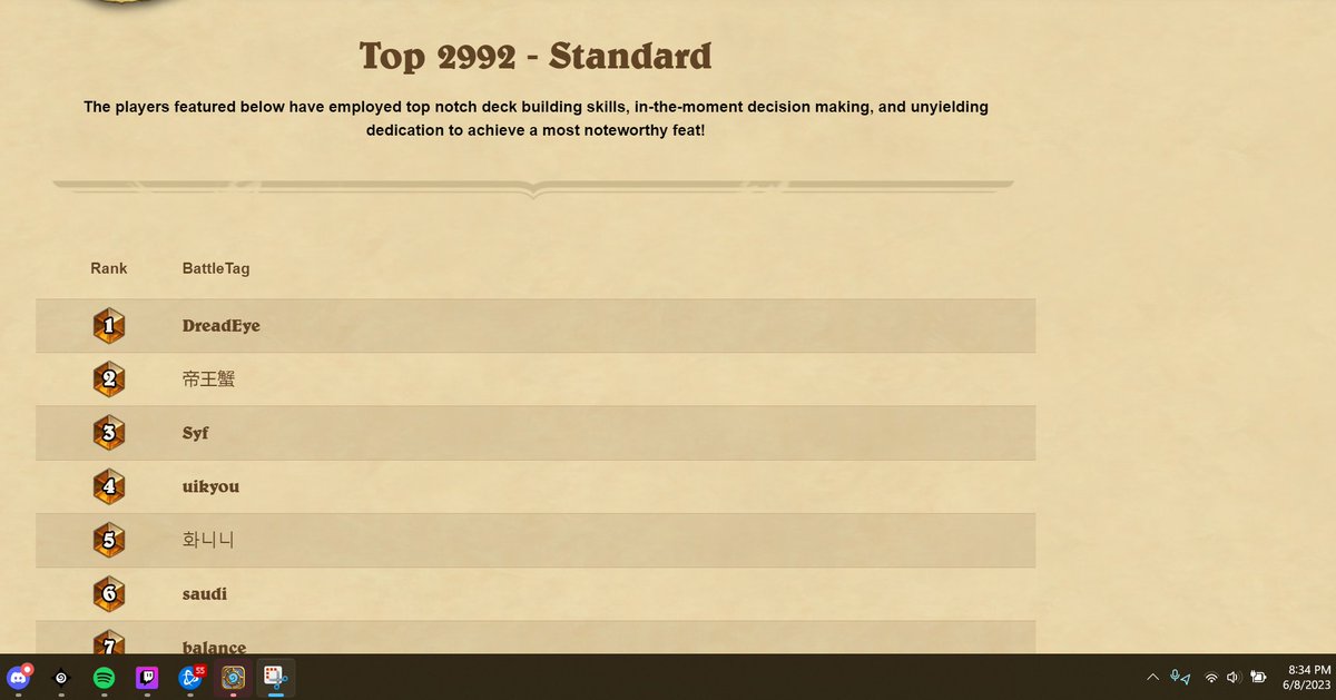 DreadEye on Twitter: "Triple rank 1 on all 3 servers. I'm back bois. :D"