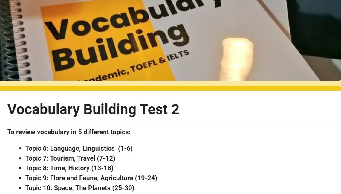 𝐬𝐚𝐲𝐜⚯𝐥𝐞𝐧𝐠𝐥𝐢𝐬𝐡™🏳️‍🌈 on Twitter: "Online tests for Vocabulary Building ...