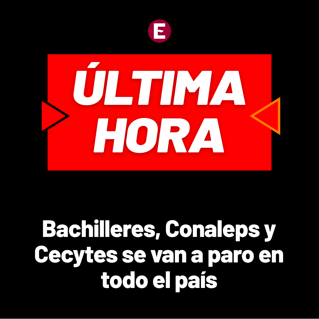 Excélsior On Twitter Últimahora 🔴🏫 El Paro De Labores Afectará A
