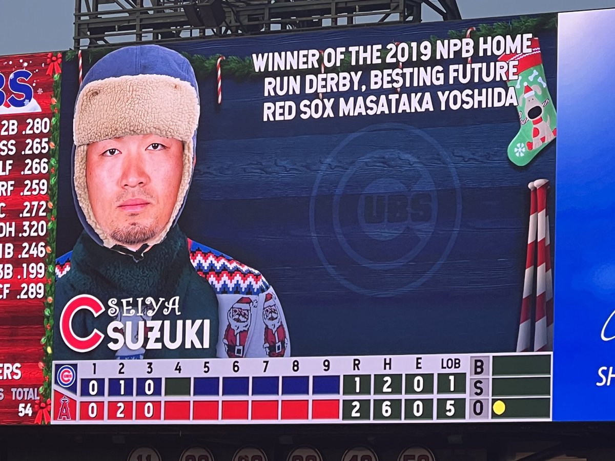 Full Count Mlb取材班 On Twitter 12月のクリスマス当日まで残り半年⌚ エンゼルス カブス 戦は「クリスマス・イン・ジュン」として開催されました🎄 大谷