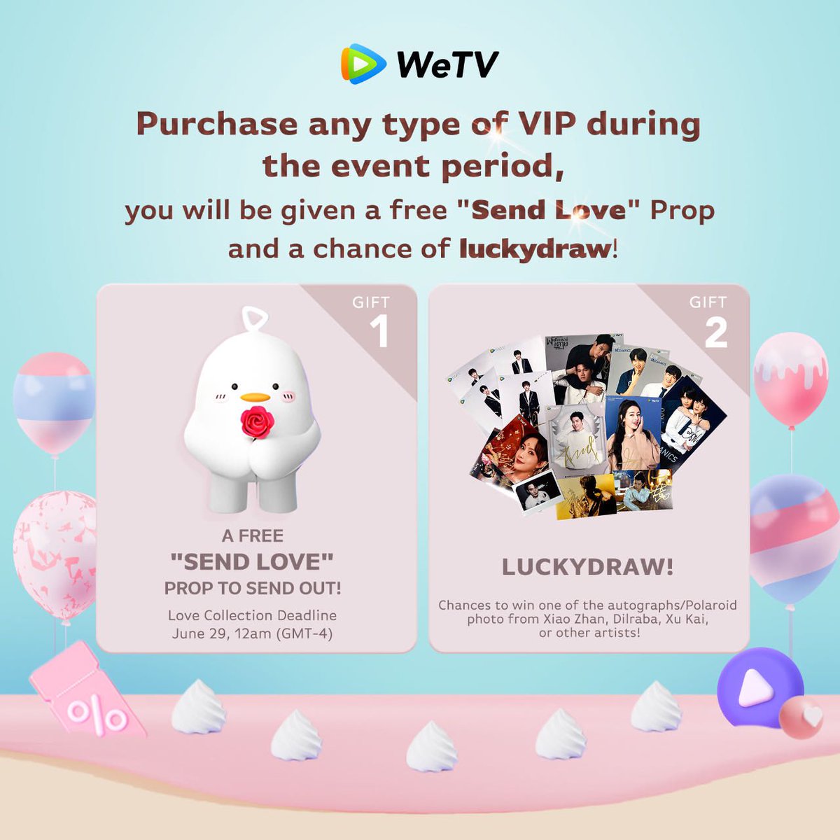 WeTV Malaysia on Twitter: "Happy 4th Anniversary to WeTV! 🎉🥳 VIP flash sale up to 50% off begins ...