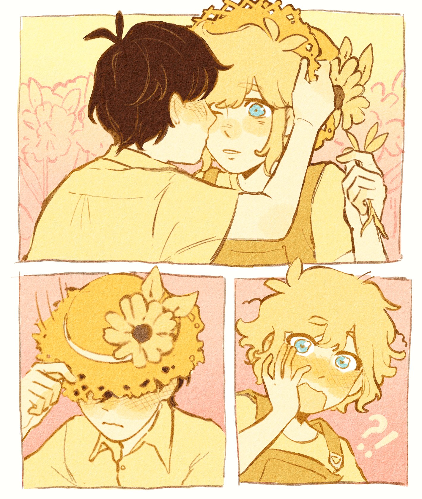 Aki ‧₊˚ 彡 On Twitter A Shy Kiss 🌻 Rahh Sry Im A Bit Late But Happy Bday To Andrewwtca Hope