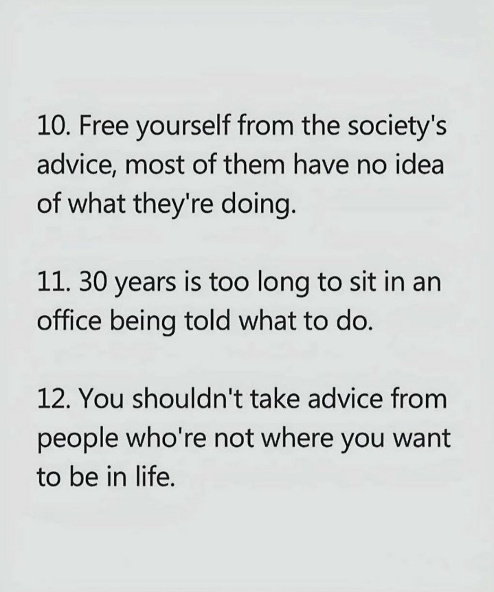 By age 30, you should be old enough to realize this... - Thread from ...