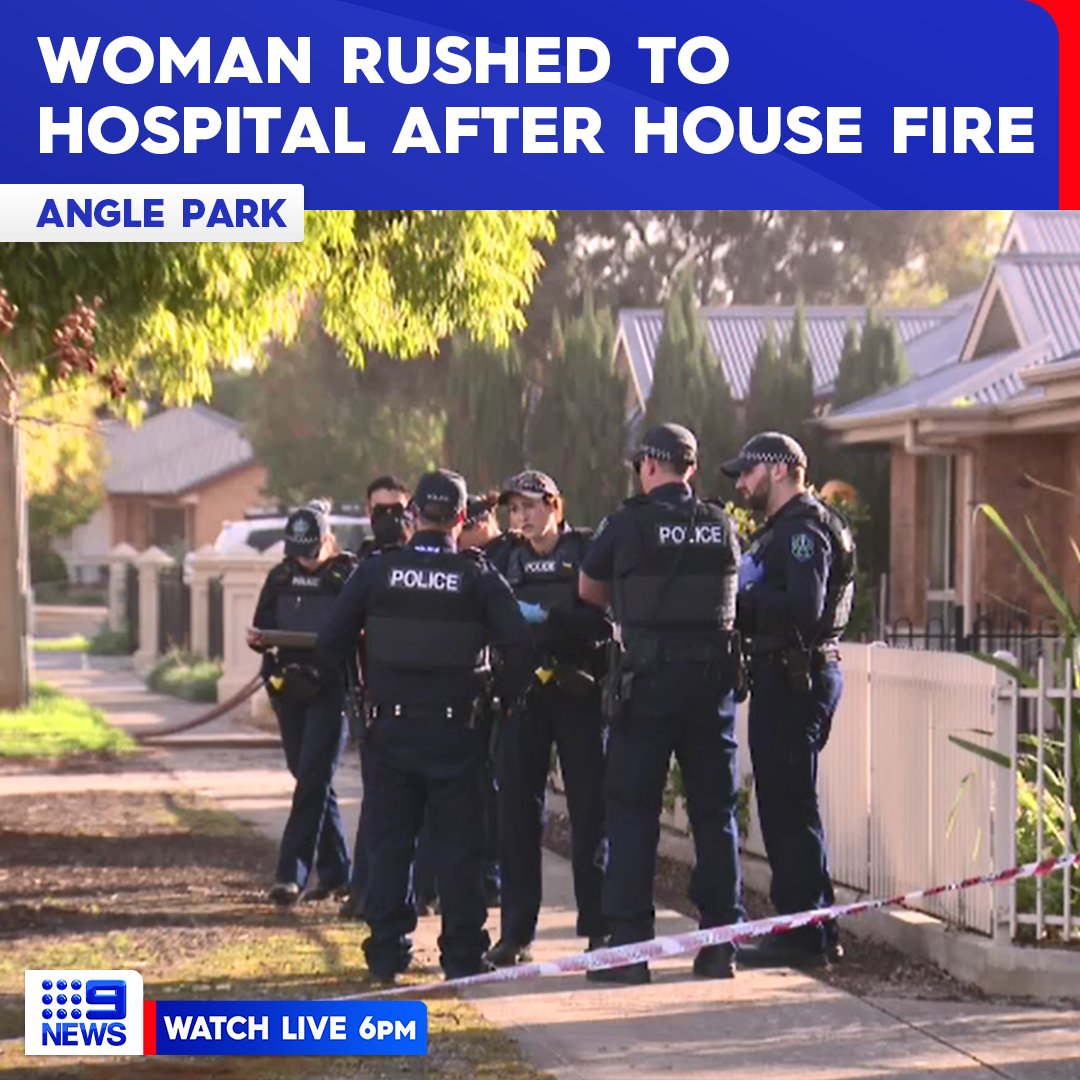 9News Adelaide on Twitter: "#BREAKING: Emergency crews are at the scene of a house fire in Angle ...