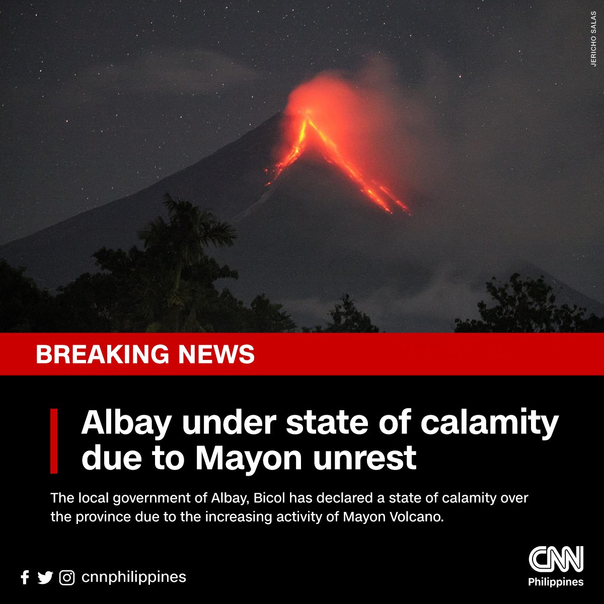 CNN Philippines on Twitter: "BREAKING: The Albay provincial government declares a state of ...