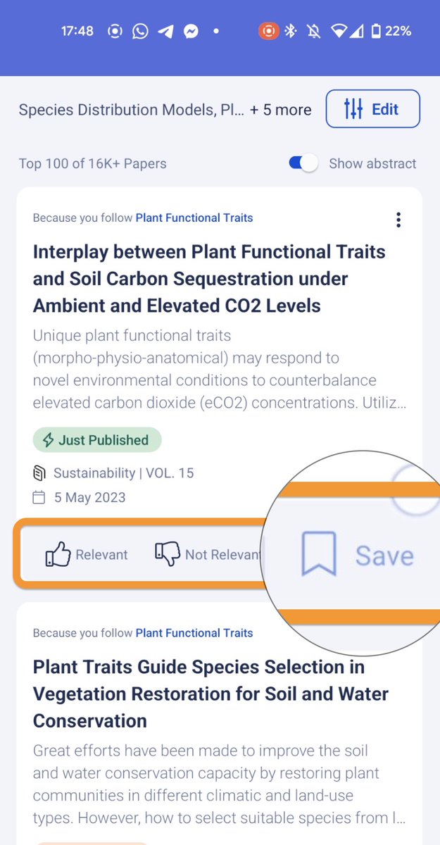 An AI App to personalize your Literature Discovery: R-Discovery. Create ...