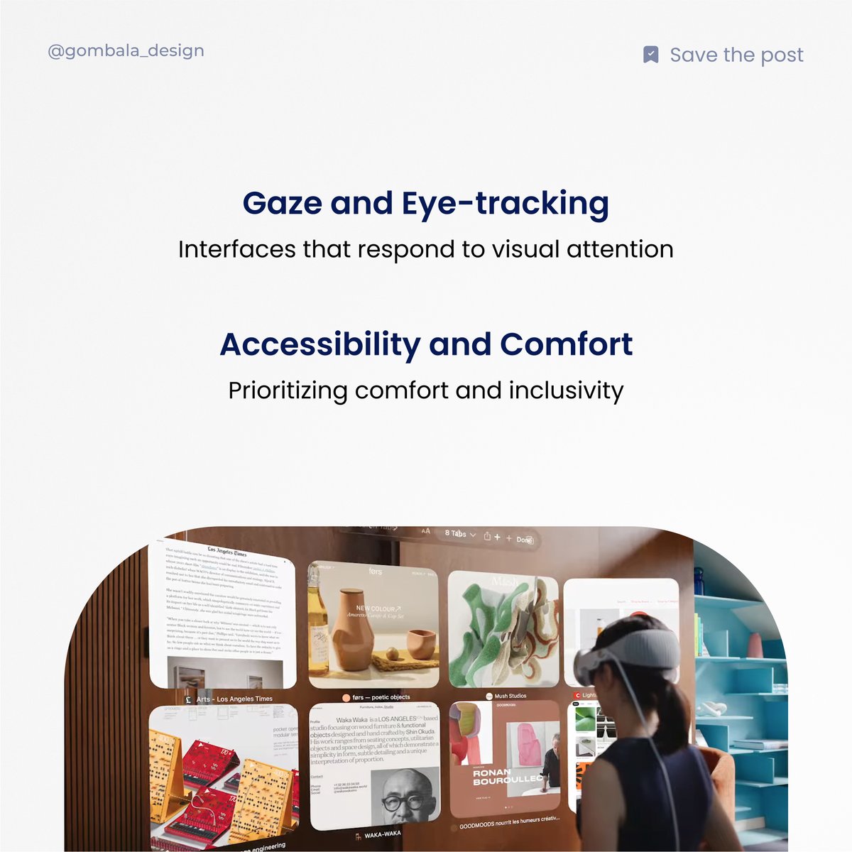 The future of UX/UI design for VR headsets 👇 Thread 🧵 - Thread from ...