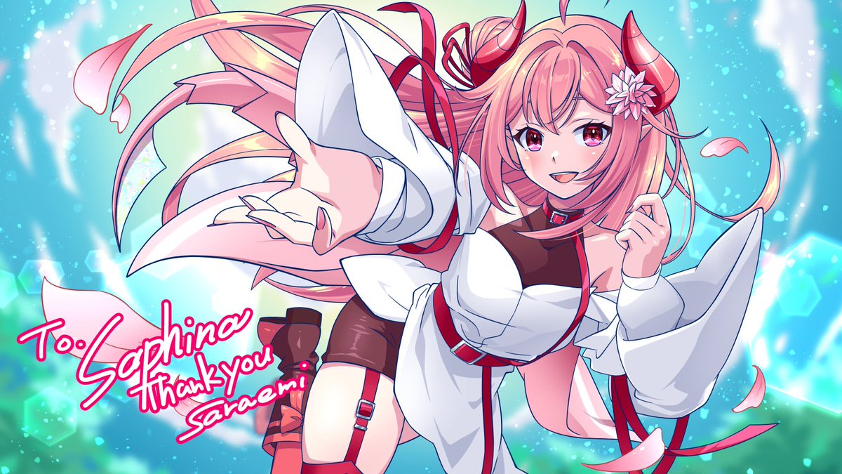 Saraemi🎨Illustrator on Twitter: "#Skeb Thanks for the request! 🪷🐉 https://t.co/0efHRWs7HZ" / Twitter