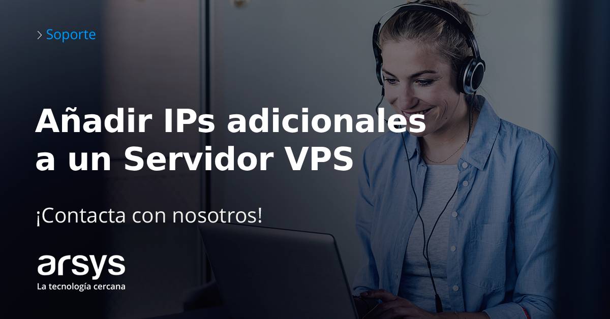 Arsys on Twitter: "En tu servidor #VPS puedes añadir hasta 9 IPs adicionales y disponer así de ...