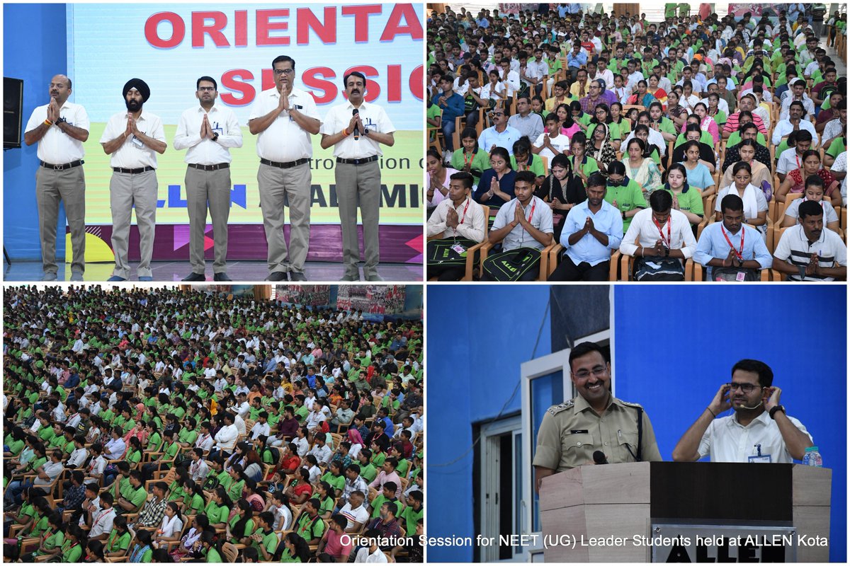 ALLEN Career Institute on Twitter: "🎉 ALLEN Kota organized Orientation ...