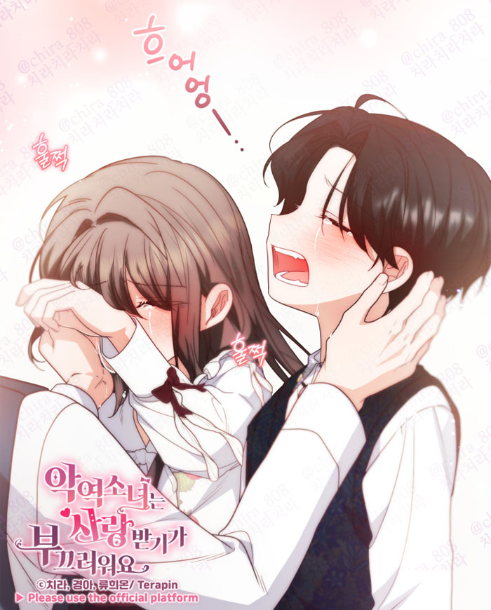 치라/CHIRA on Twitter: "💖악역 소녀는 사랑받기가 부끄러워요💖 공지가 늦었네요ヾ( •́д•̀ ;)ﾉ 악사부 36화가 업로드 되었습니다!! ️ 카카오페이지 ...