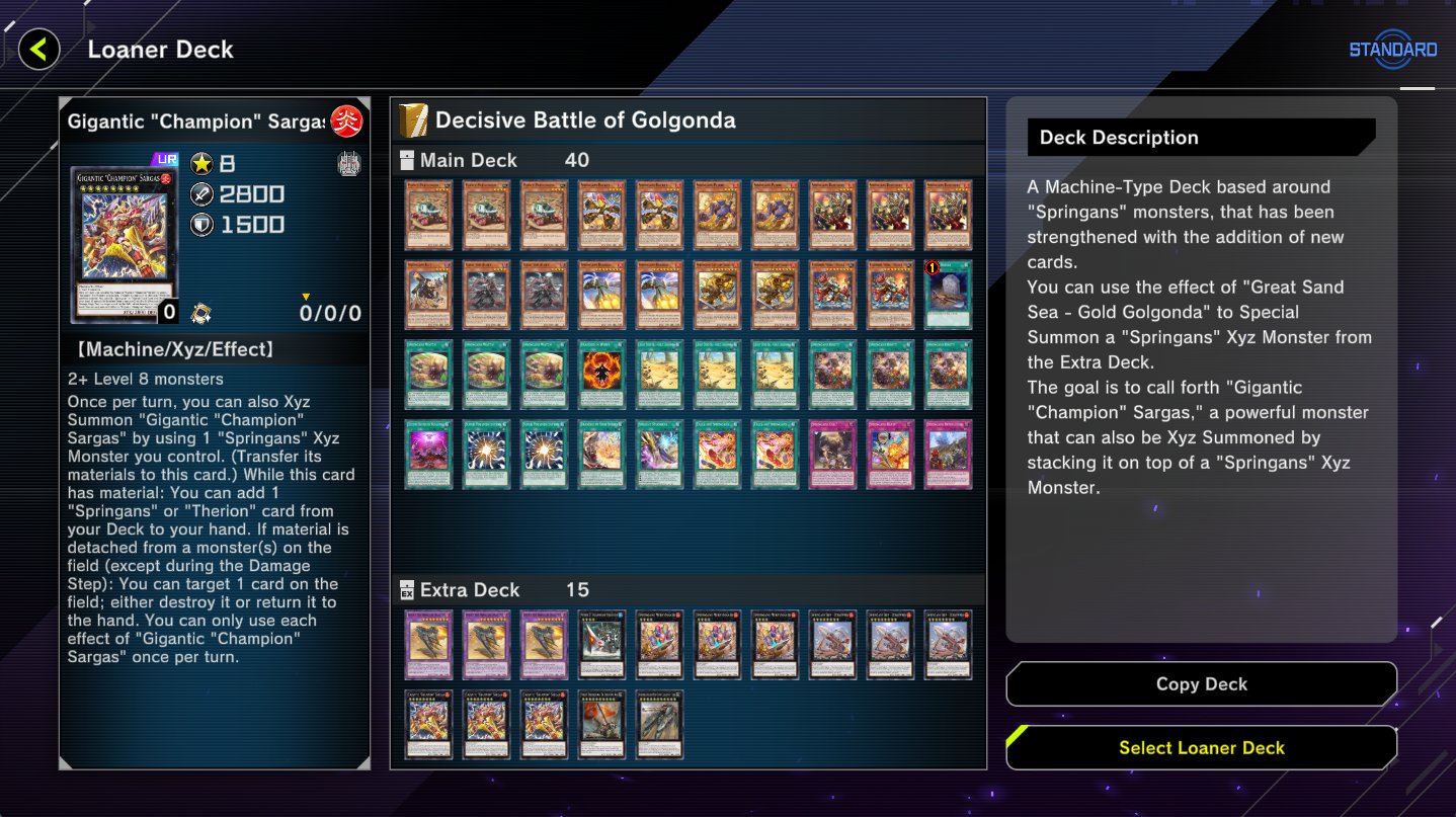 Yu-Gi-Oh! Master Duel Guide on Twitter: "The Duel Trial: Rental Competition 4 Mini-Event is now ...