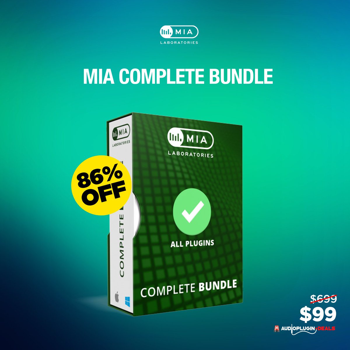 PLUGIN DEALS 🔌 💵 on Twitter: "MIA Complete Bundle by MIA Laboratories ...