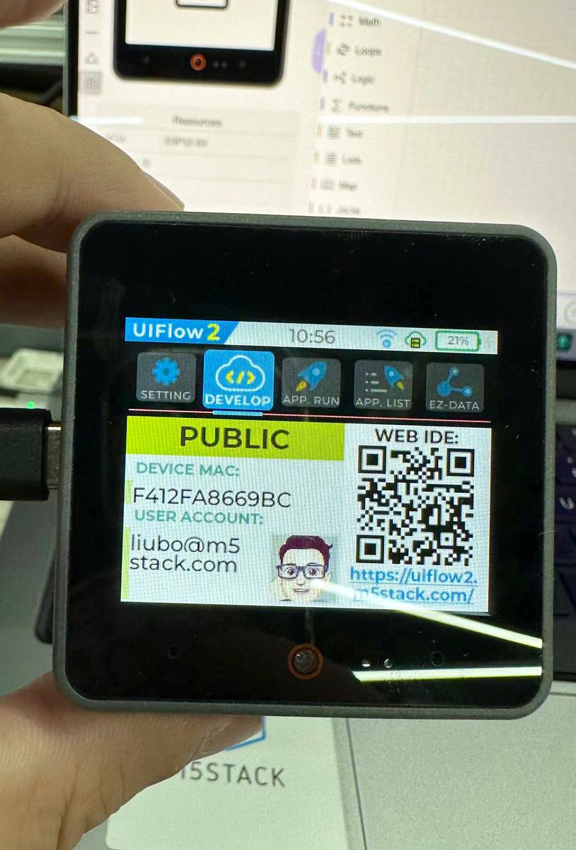 M5Stack on Twitter: "UIFlow2.0 Alpha-16: add CoreS3 Camera Image，add WebBurner"