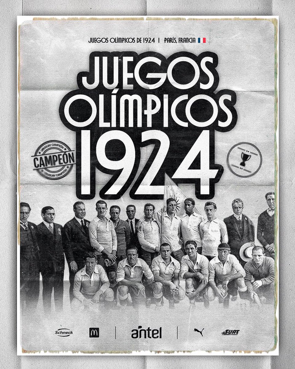 Los Juegos Olímpicos on Twitter: "¡Ya son 99 años! 😀 Recordamos a la selección de Uruguay ...