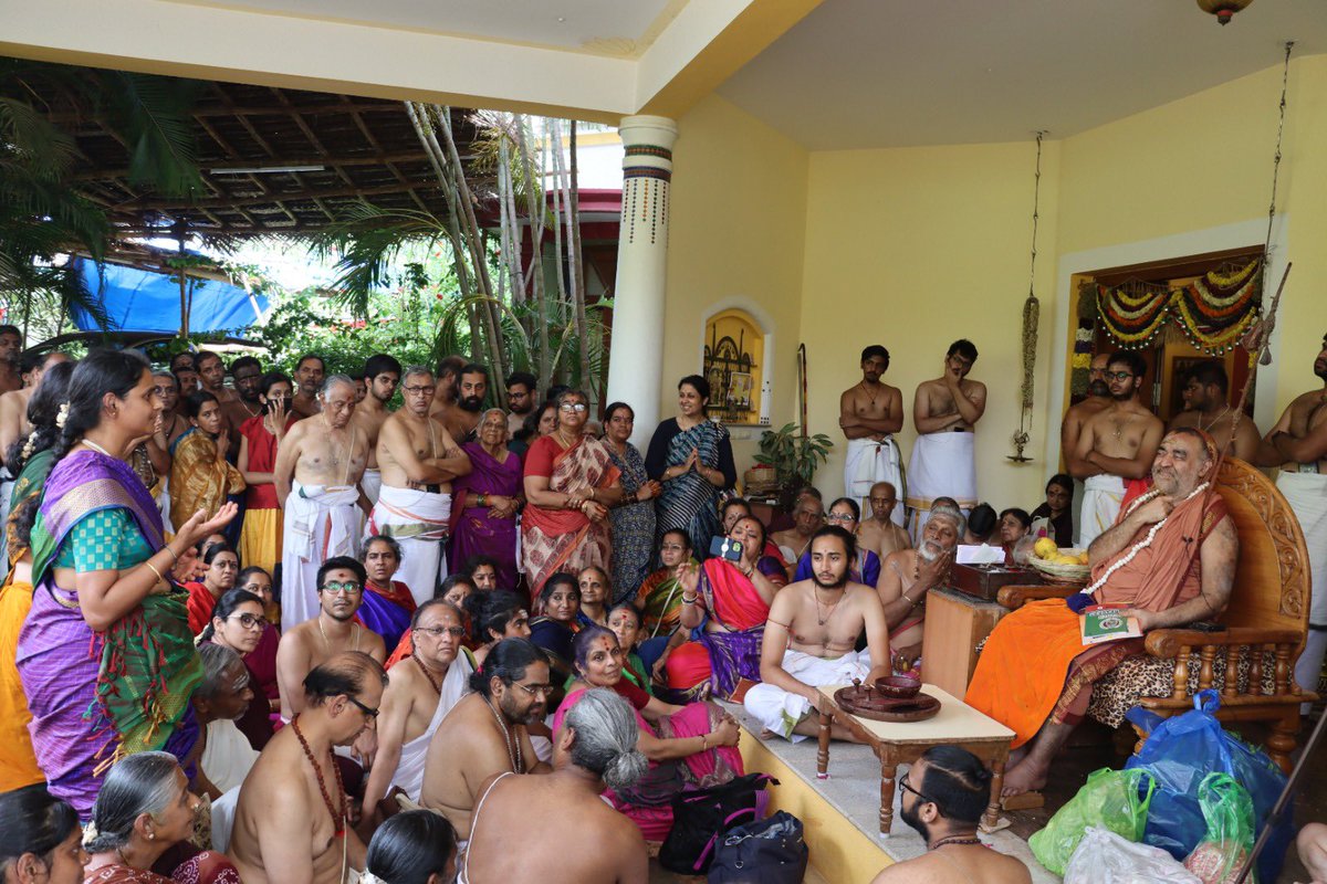 KanchiMatham on Twitter: "Vijaya Yatra Update - 8-06-23 (Thursday, evening) - Pujyashri ...