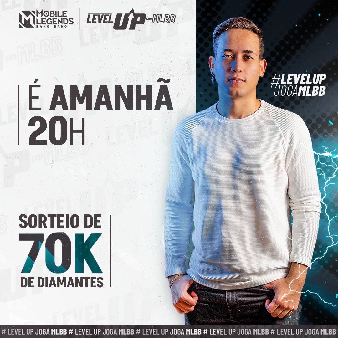 Mobile Legends: Bang Bang Brasil on Twitter: "Amanhã temos um encontro marcado com o @LevelUP ...