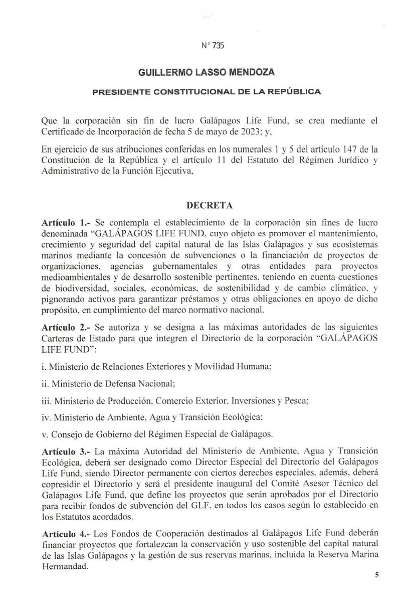 Yap Tv Radio on Twitter: "Con Decreto Ejecutivo 735, se establece la corporación sin fines de ...