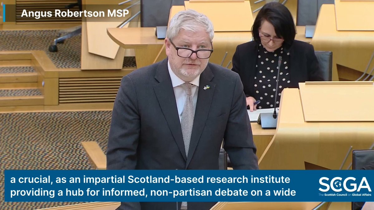 Sarah Dunstan, the Scottish Council on Global Affairs