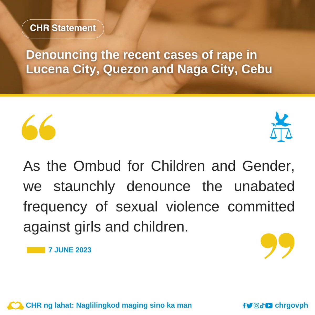 Chr Philippines On Twitter Icymi The Commission On Human Rights Chr