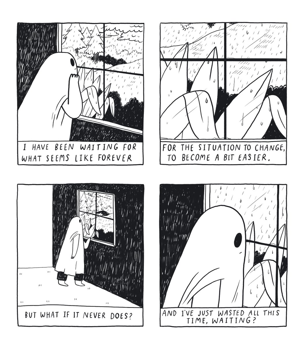 「even sad ghosts can't deny the magic of puppies 💖」The Sad Ghost Clubの漫画