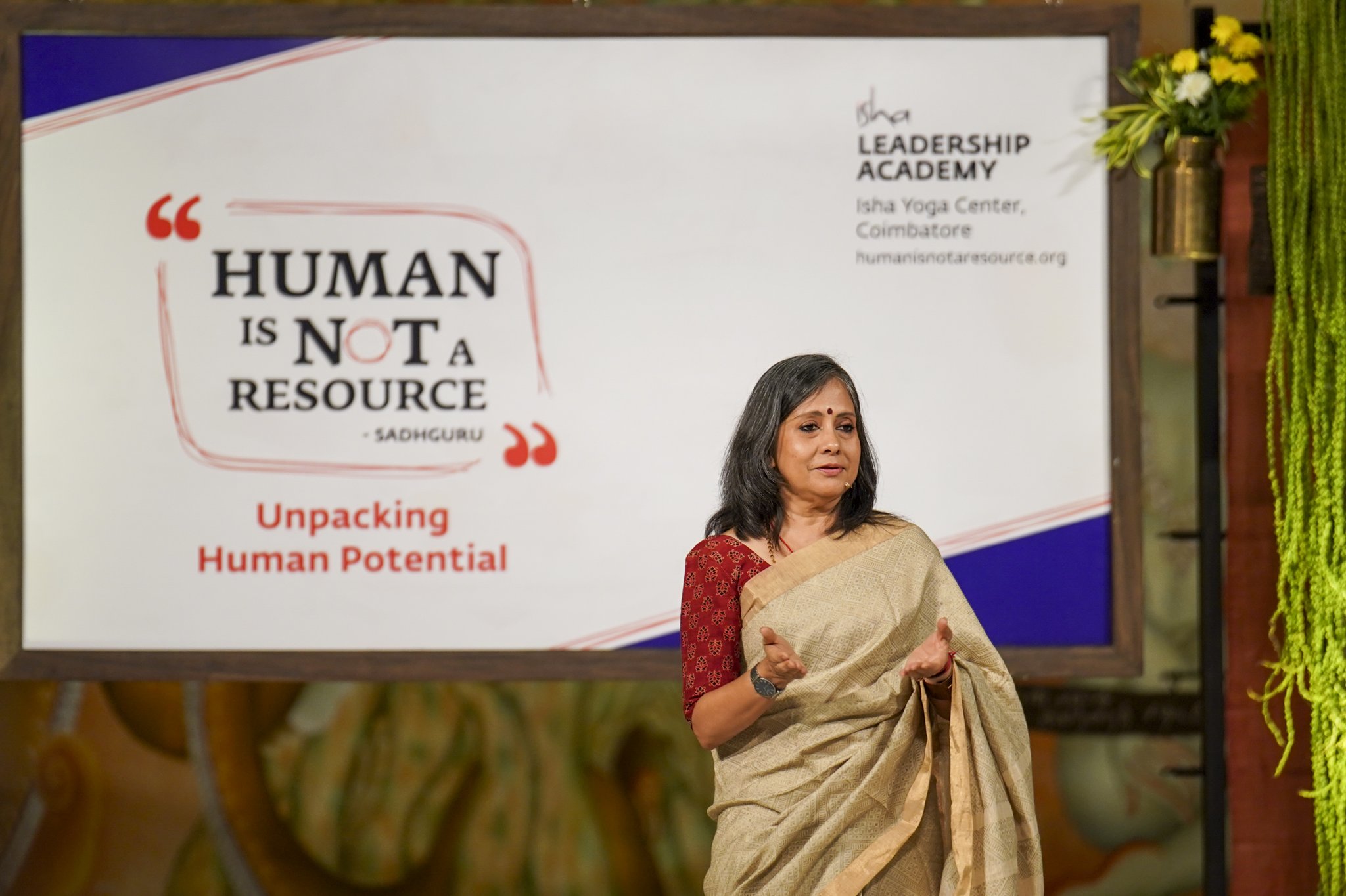 Isha Foundation on Twitter: "The 7th edition of "Human Is Not a Resource" started on a high note ...