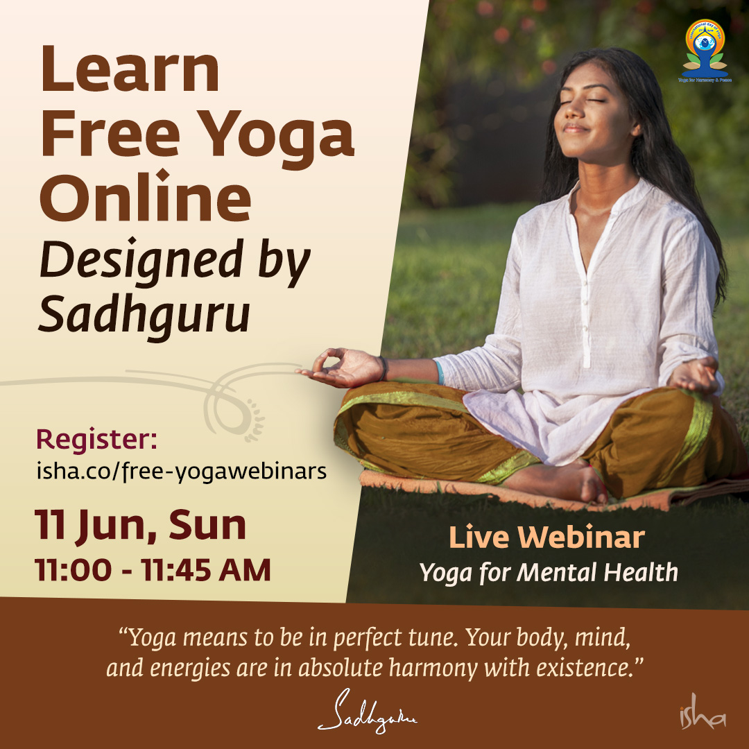 Isha Foundation on Twitter: "Start your Yoga journey with Sadhguru and prepare for the upcoming ...