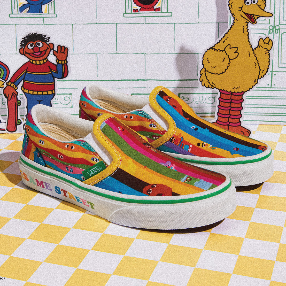 JustFreshKicks on Twitter: "Sesame Street x Vans Collection 🍪🌳🌼 Vans:http://bit.ly/3qBtqdX JNY ...
