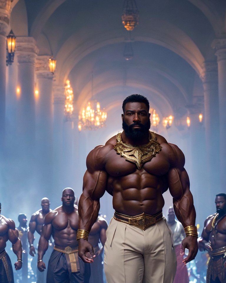 Blackmuscleai On Twitter Black Muscle In Greek Style Aiart Gayart