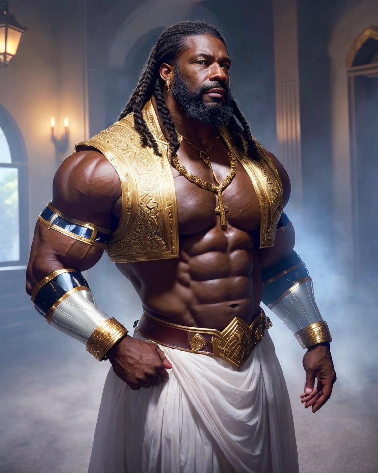 Blackmuscleai On Twitter Black Muscle In Greek Style Aiart Gayart