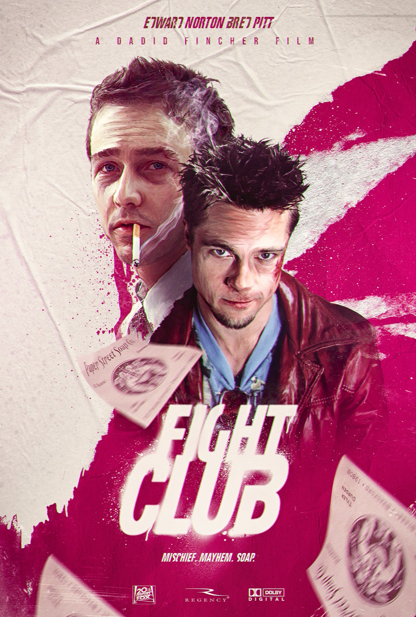 Fight Club Movie Poster Soap