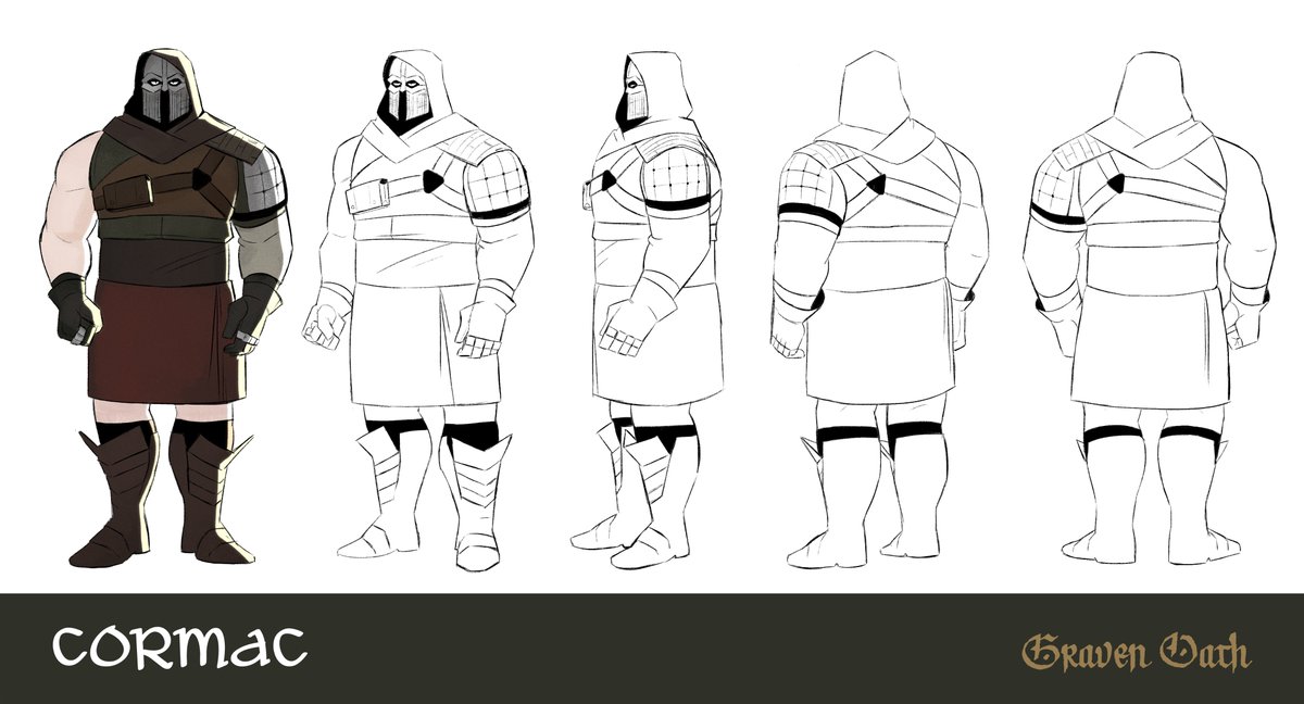 「More portfolio things~ just some big ol cormac」Mic Dix 🎸(comms open)の漫画