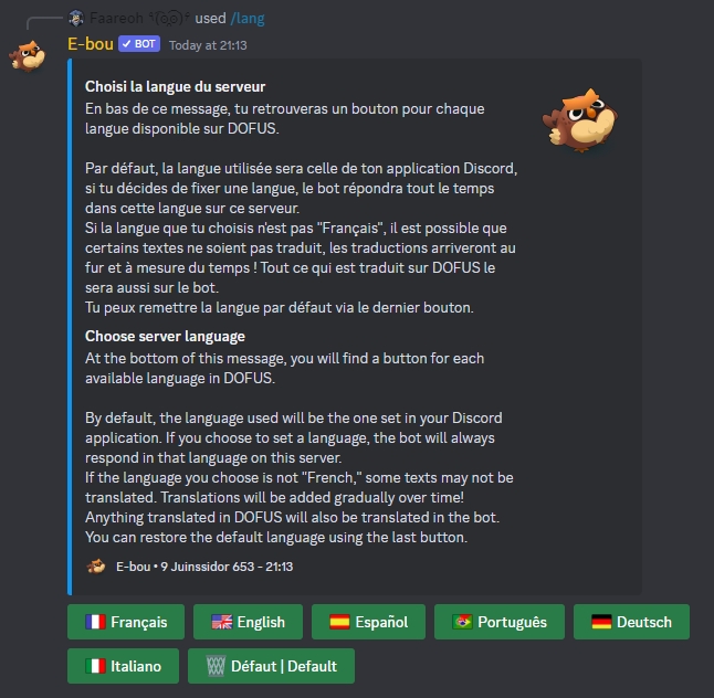 E-bou on Twitter: "Hello Twitter ! Je suis un Bot Discord, mais aussi ...