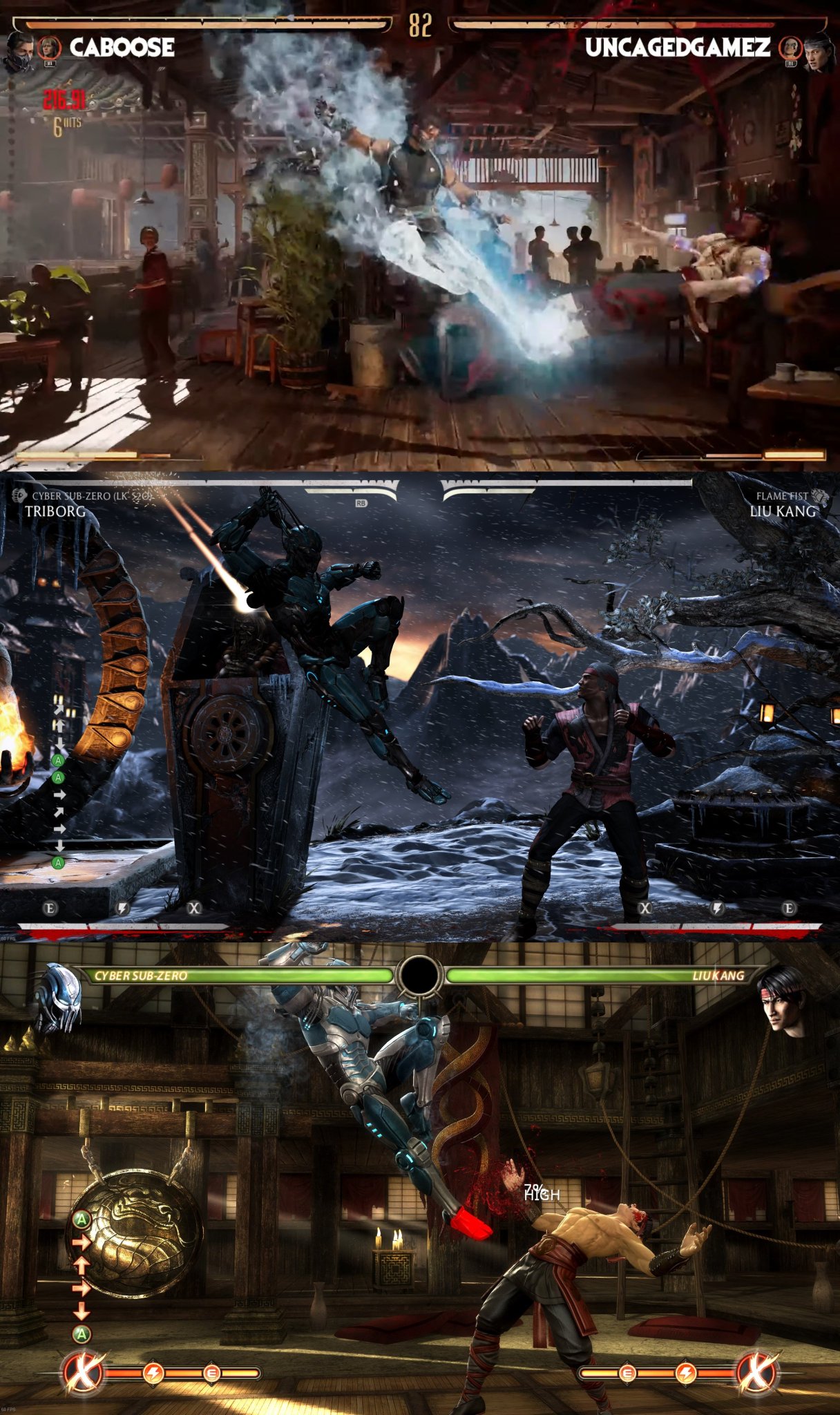 Mortal Kombat X Sub Zero Gameplay