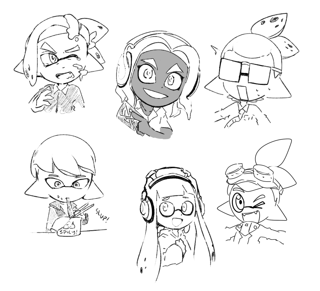 「forgot i made more little doodles!」MyArtsyWorldの漫画