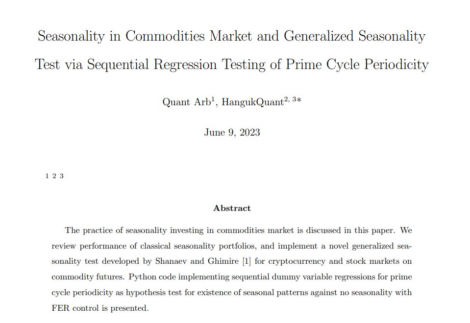 Stat Arb on Twitter: "Wrote a paper with @HangukQuant! https://t.co/5STxWGJfaz https://t.co ...