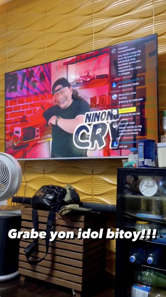 Inquirer on Twitter: "‘GRABE YON IDOL BITOY!’ LOOK: Food content creator Ninong Ry reacts to ...