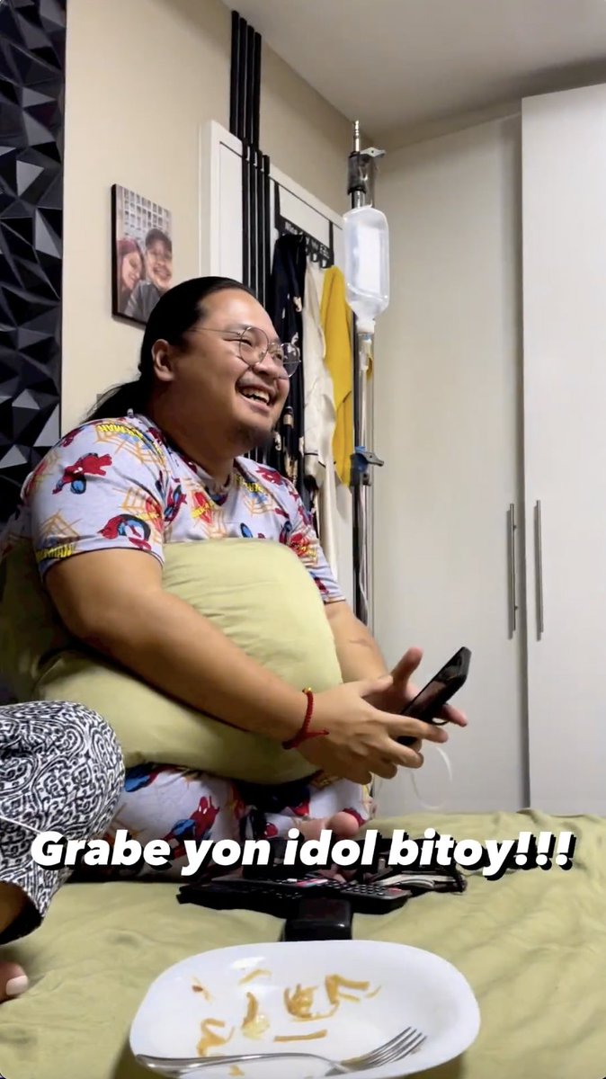 Inquirer on Twitter: "‘GRABE YON IDOL BITOY!’ LOOK: Food content creator Ninong Ry reacts to ...