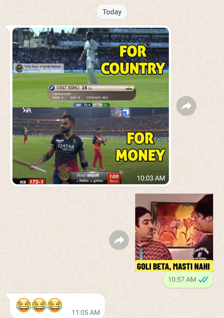 Verot Choli on Twitter: "My elder siblings shares memes on kohli everytime when he fails , help ...