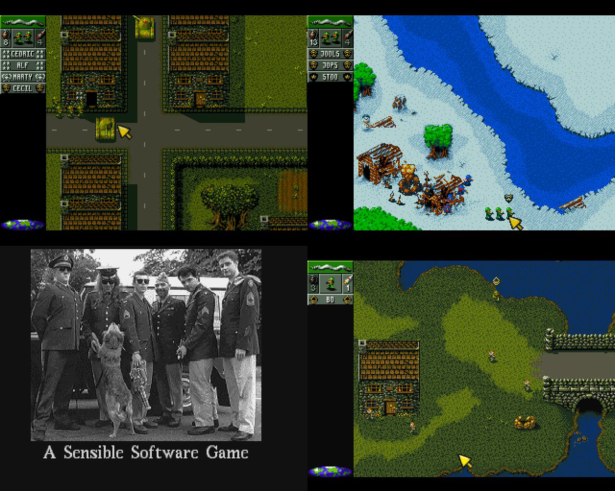 Retro Game Geeks on Twitter: "CANNON FODDER: In 1993 Amiga gamers helped soldiers fight enemy ...