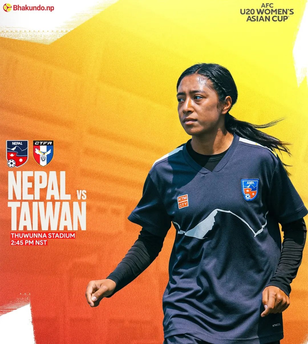 Bhakundo.np on Twitter: "MATCHDAY! AFC U-20 WOMEN'S ASIAN CUP QUALIFIERS ROUND TWO, NEPAL VS ...