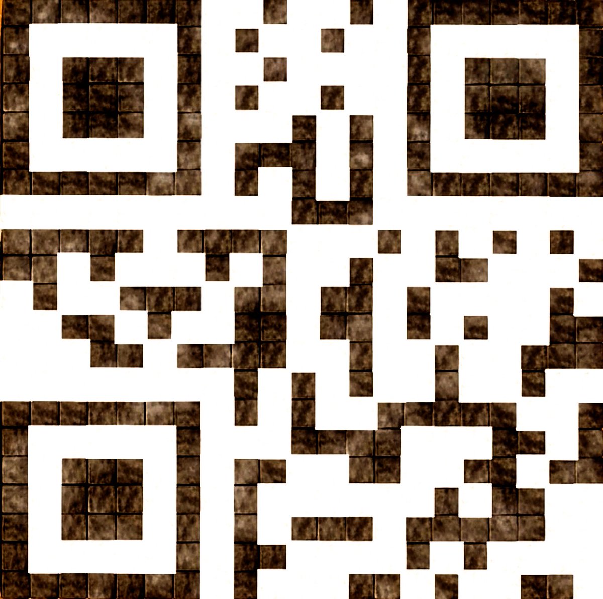 ツリーユー@コナンアウトキャスト on Twitter: "【柱でQRコード作り】 （1/2） ① 21x21の柱を敷き詰め、 ② 少しずつQRコードを ③ 作ったものを撮影 ④ 画像加工で黒 ...