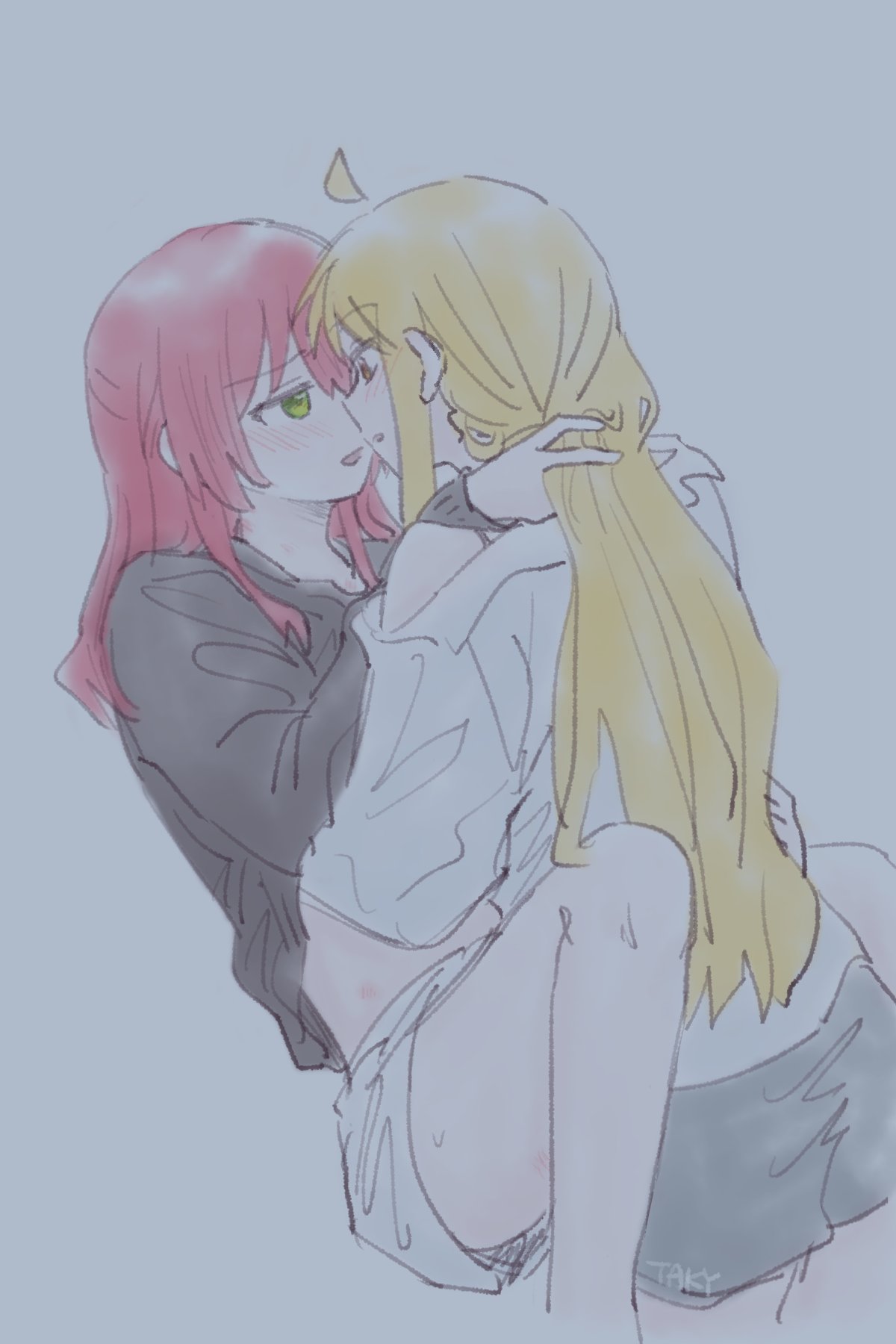 柊鰯 on Twitter: "ぼ虹、ぼ喜多。ピアス妄想 #イラスト #ぼっち・ざ・ろっく https://t.co/yOLm2dUNyP" / Twitter