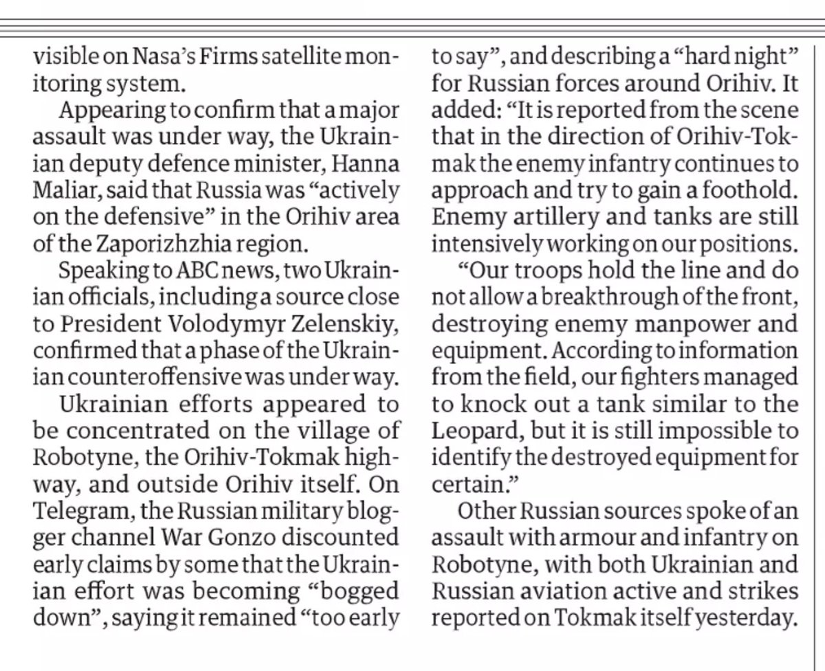 Jari Lairolahti on Twitter: "The battle south of #Orikhiv is tough between the Ukrainian forces ...