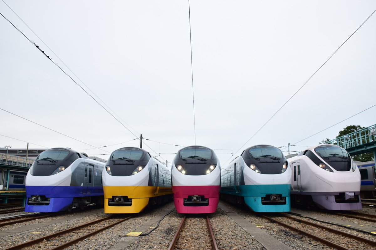 東水快速 on Twitter: "RT @iiden_line_: 2023.6.10 E657系フレッシュひたちリバイバルカラー撮影会 E657系K1,K2,K12,K17,K18編成 遂 ...