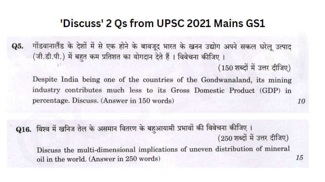 If you see #UPSC Mains PYQs, you will see many questions asking you to ...