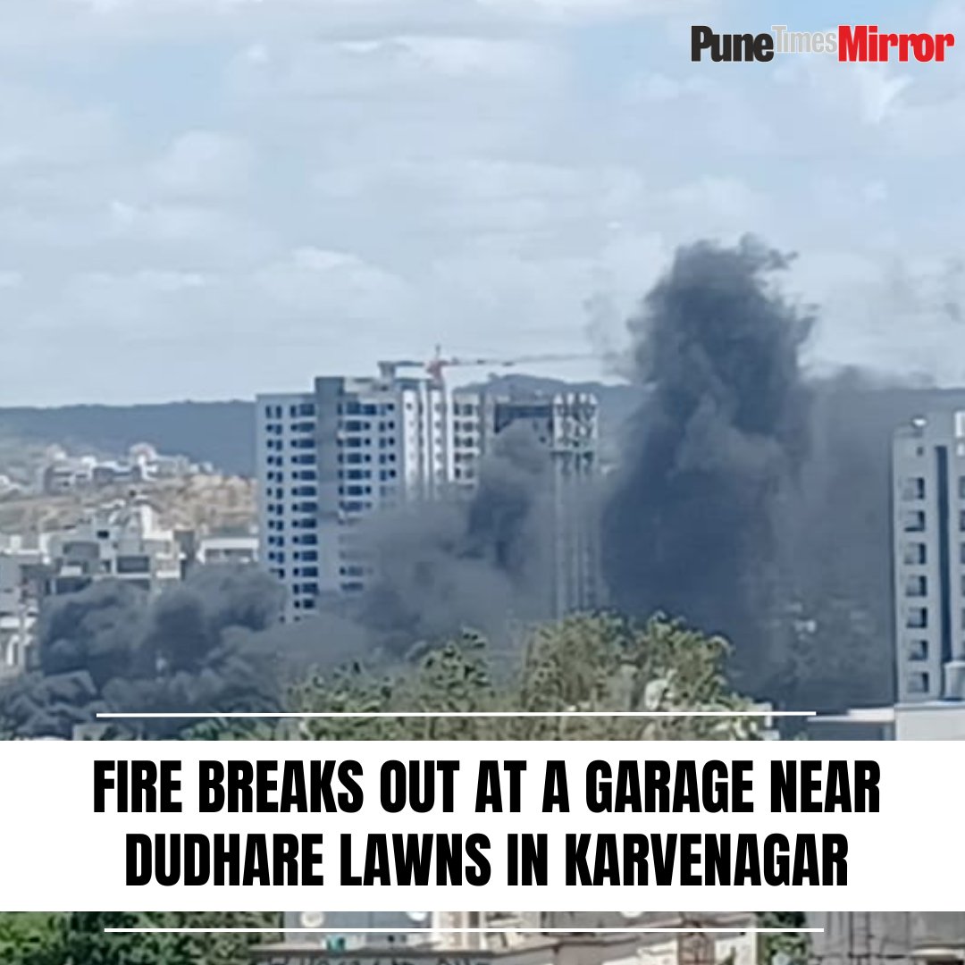 Pune Mirror on Twitter: "Fire was reported at a garage located near Dudhane Lawns in Karvenagar ...